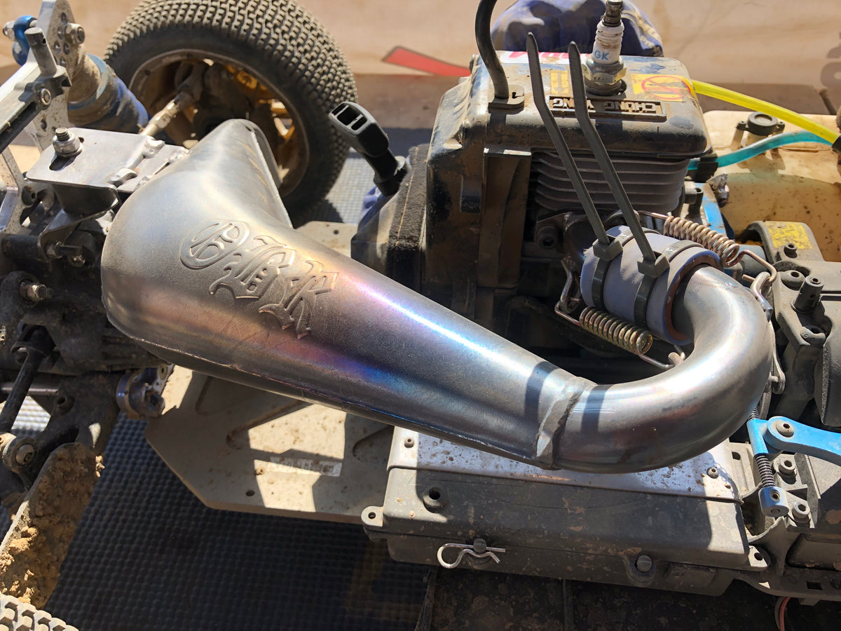 1416 - Stainless Steel OBR Losi 5ive-T Unsilenced Pipe Fit 1.0 and 2.0 ...